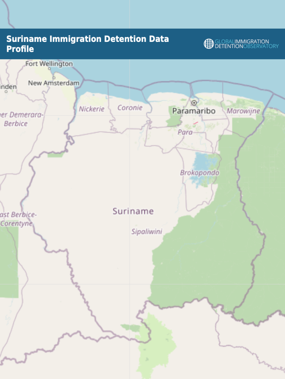 Suriname Immigration Detention Data Profile (2019) - Global Detention ...